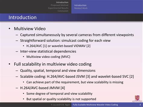 Ppt Fully Scalable Multiview Wavelet Video Coding Powerpoint