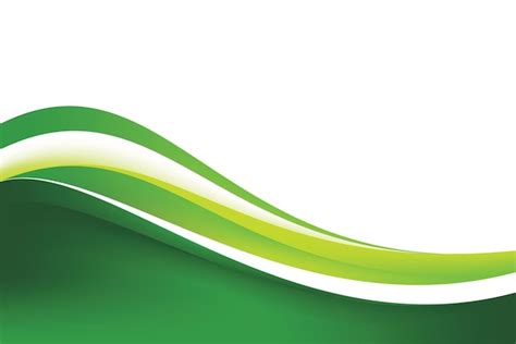 Premium Vector Abstract Green Curve Background