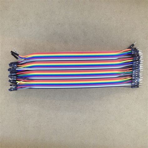 10cm F F Jumper Wires 40pcs A2d Electronics