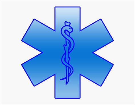 Blue Star Of Life Clipart Medical Symbols Hd Png Download