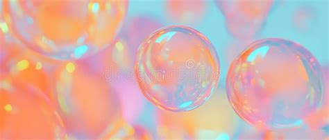 Explore Data Visualization With 3d Bubble Charts In An Abstract Background Stock Illustration