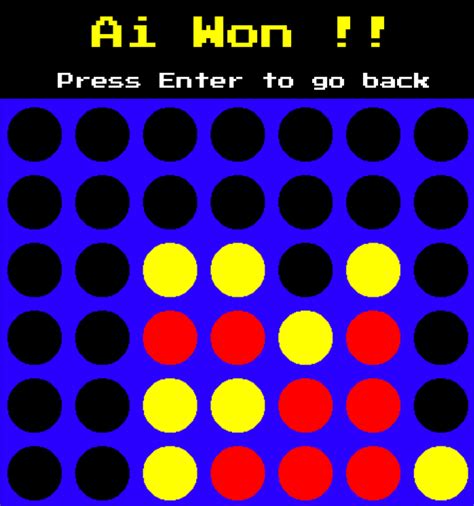 Github Baselhossam97connect4 Ai My Firts Pygame Project A Connect4 Game Where You Can Play