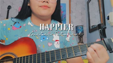 Happier Olivia Rodrigo Easy Guitar Tutorial Youtube