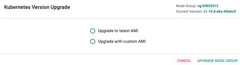 Kop Eks Clusters Ami Upgrades Rafay Product Documentation