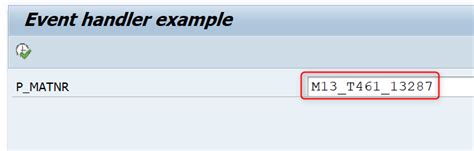 Event Handler With Example In Abap