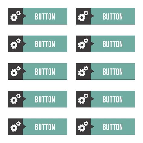 User Interface Buttons Design Set Element 50803706 Vector Art At Vecteezy