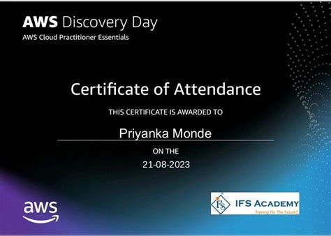 Priyanka Monde On Linkedin Aws Cloudcomputing Learningjourney Web