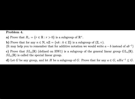 Solved Problem A Prove That R R ER R Is A Chegg Com