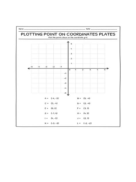 Graphing Ordered Pairs Worksheets 128396 Png Pdf