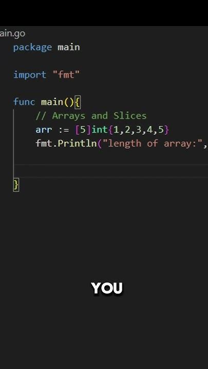 Day 6 Of Learning Go Arrays And Slices Coding Development Trending Foryou Youtube