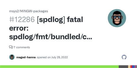 Spdlog Fatal Error Spdlogfmtbundledcoreh No Such File Or