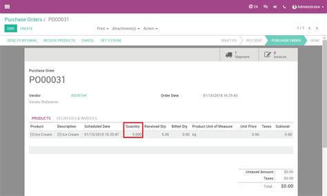 Vendor Bill Does Not Fetch Qty From Po · Issue 11551 · Odooodoo · Github