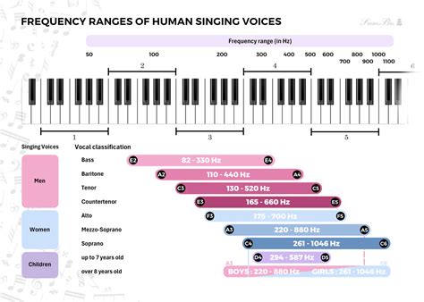 I Can Hear You Frequency Ranges Of Human Singing And Talking Voices
