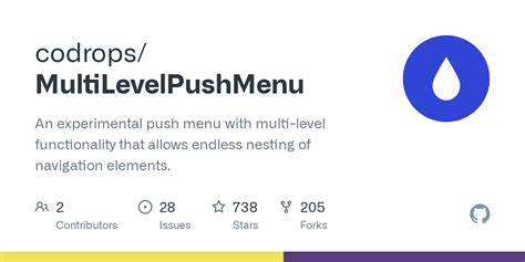 Github Codropsmultilevelpushmenu An Experimental Push Menu With Multi Level Functionality