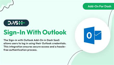 Sign In With Outlook Dash Saas Add On