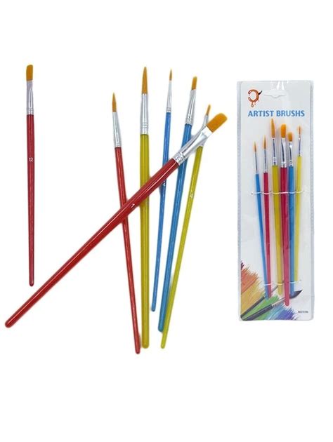 Kit De Pincel Para Pintura Artística Material Escolar Shein Brasil