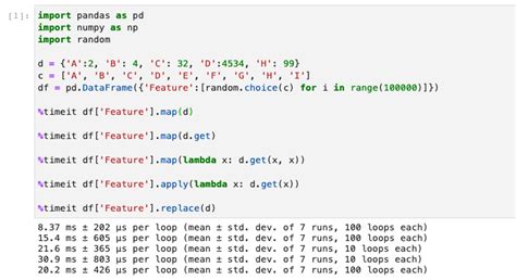 Python Pandas Replace Dictionary Slowness Stack Overflow