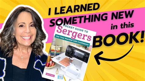 Small Book With Big Info Serger Tips The Pocket Guide To Sergers Book Review Youtube