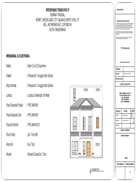 Spesifikasi Mep Pdf