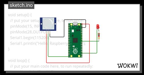 21029 Pir Sensor Raspberry Pi Pico Wokwi Esp32 Stm32 Arduino