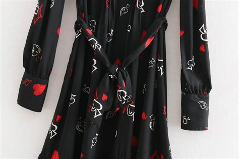 Осенне зимнее женское платье в западном стиле стиль платье с длинными рукавами и принтом в