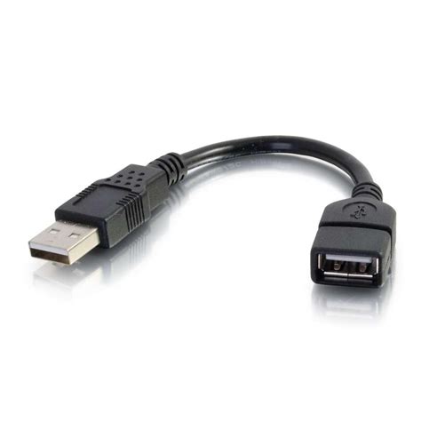Amazon Com C2G Legrand USB Cable USB A To A Cable Short Extension USB Cable For USB Devices