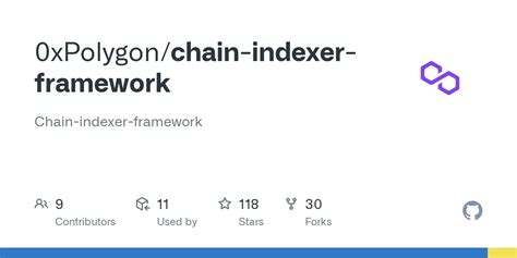 Github 0xpolygonchain Indexer Framework Chain Indexer Framework