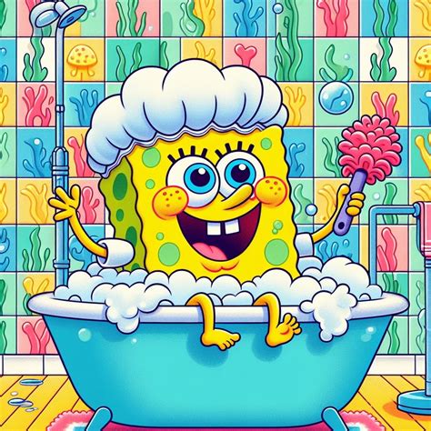 [스폰지밥] 일러스트 고화질 배경화면 모음집 춘식랜드