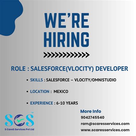 S Cares Services Pvt Ltd On Linkedin Salesforcedeveloper