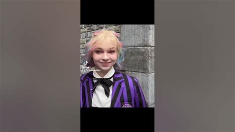 New Pictures Of Enid Sinclair 💜 From Behind The Scenes Of Wednesday