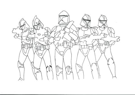 Star Wars Clone Trooper Coloring Pages At Free