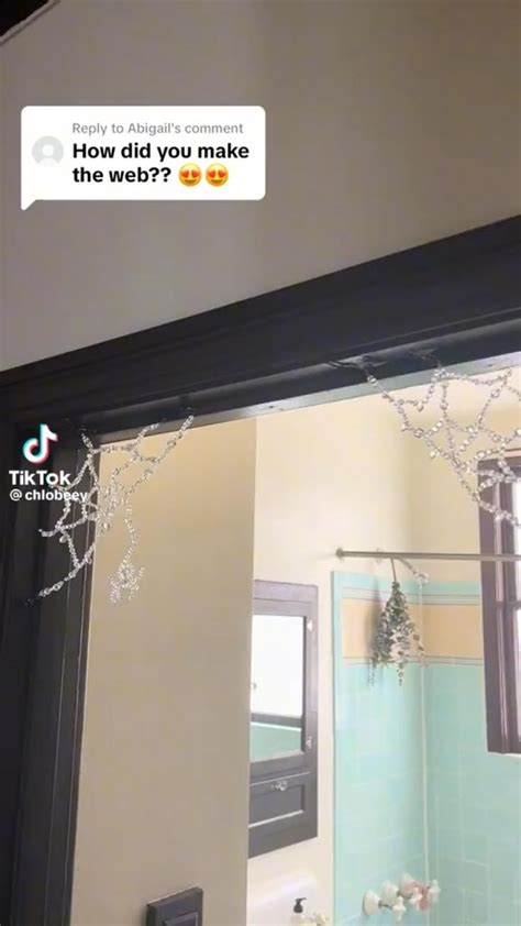 Crystal Spider Web Easy Diy Art Diy Crafts Room Decor Diy Decor