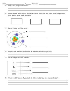 Matter Test By Goodfriend S Go To TPT