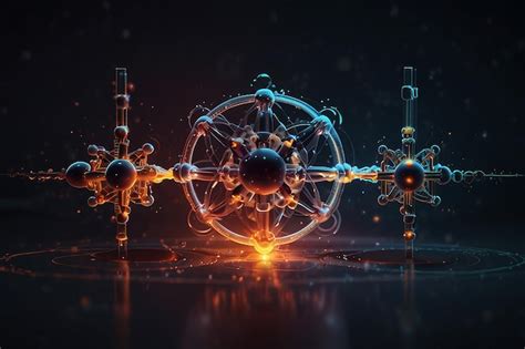 Premium Photo Quantum Quest Digitally Animated Visualizations Of