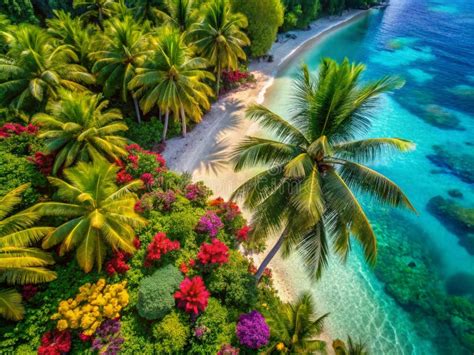 A Birdseye View Of Tropical Bliss Stunning Aerial Photography Captures