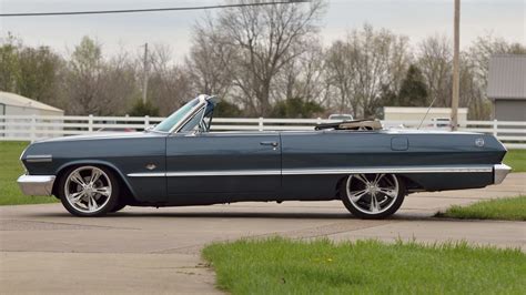 1963 Chevrolet Impala Convertible At Indy 2023 As T162 1 Mecum Auctions