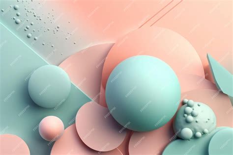 Premium Photo Creative Abstract Minimal Background Composition With Realistic 3d Objects