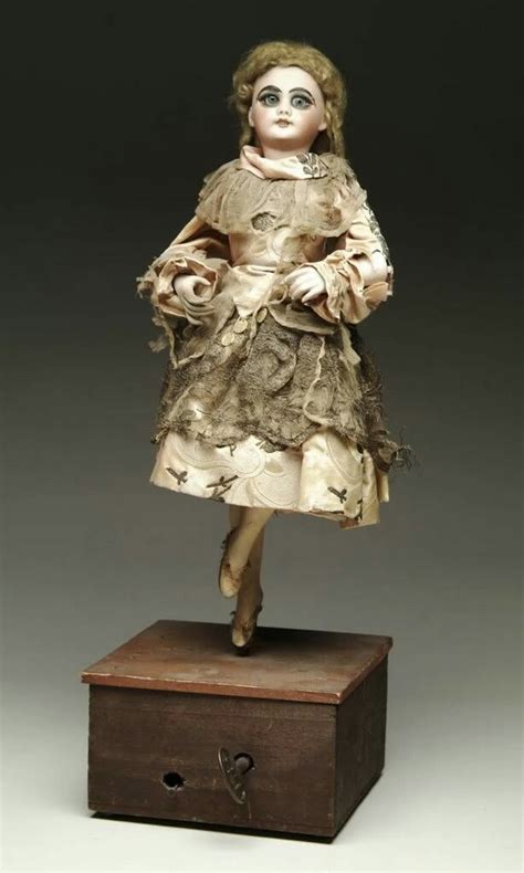 Lambert Ballerina Automata W Jumeau Head Art And Craft Design Antique Dolls Vintage Toys