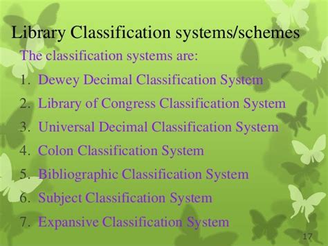 A Comparative Analysis Of Library Classification Systems