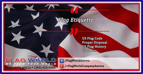Us Flag Code Flag World Inc 303 623 0589