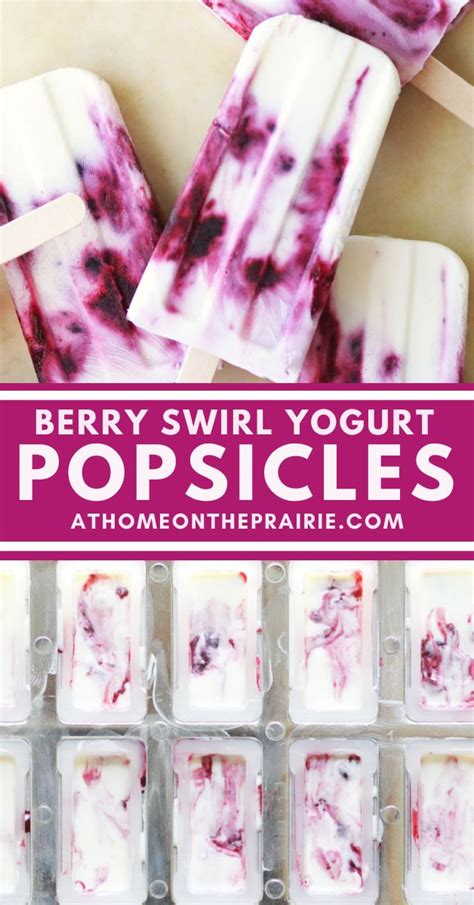 Creamy Triple Berry Yogurt Swirl Popsicles Recipe In 2024 Yogurt