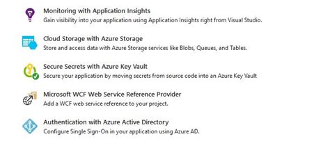 Azure Key Vault Connected Service In Visual Studio 2017
