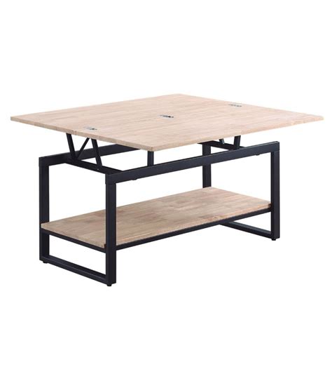 Mesa Centro Elevable Extensible Karl Cambia Tus Muebles Textura Roble