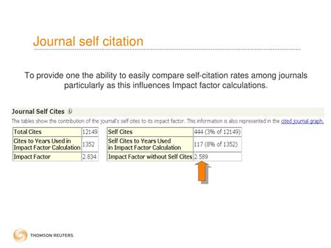 Ppt Journal Citation Reports The Impact Factor Powerpoint