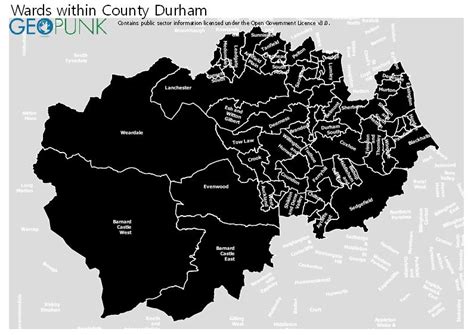 Map And Details For Durham County Council Local Authority