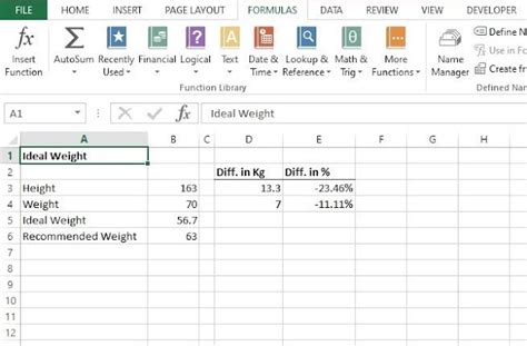 Adding Body Mass Index Calculator Into Excel Switchhost