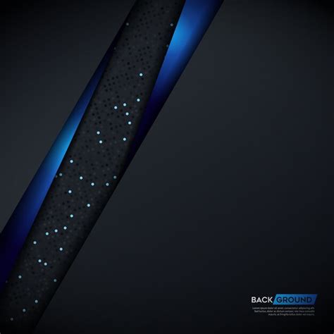 Premium Vector Abstract 3d Background With Black Paper Layers