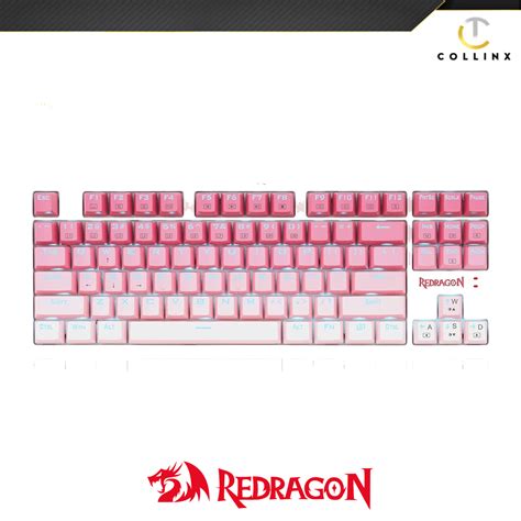 Pink Mechanical Gaming Keyboard RGB Hot Swappable 87 Keys Tactile Brown Switch Spill Proof