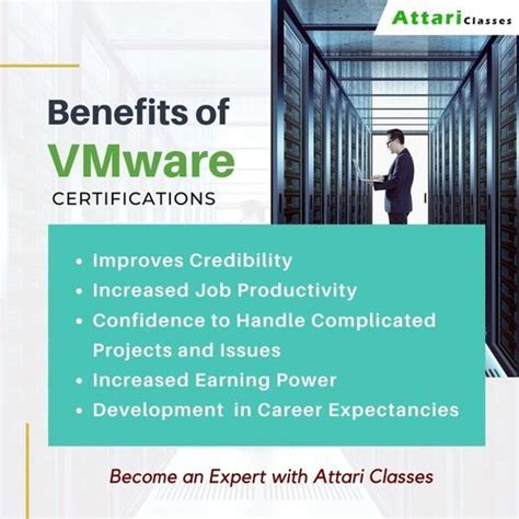 Learn The Benefits Of Vmware With Live Practicals Attari Classes Vmware Vsphere Aws Cloud