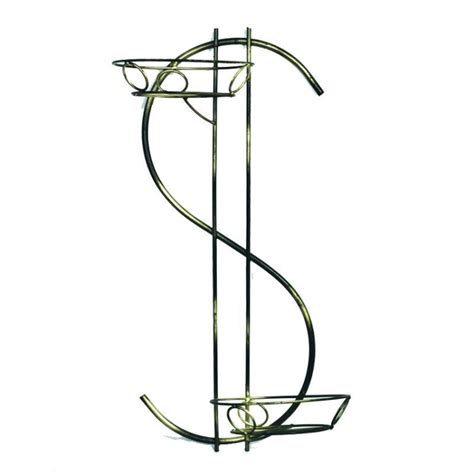 სადგარი დეკორატიული ქოთნების ჭედური კედლის დოლარი 2 Kvitka Trade